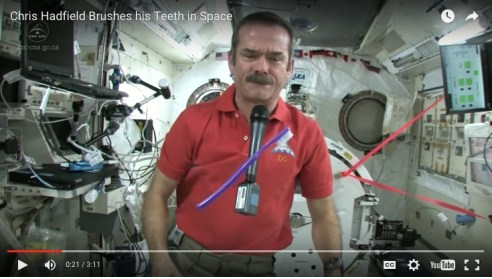“How do astronauts brush their teeth in space?” | CATERPICKLES