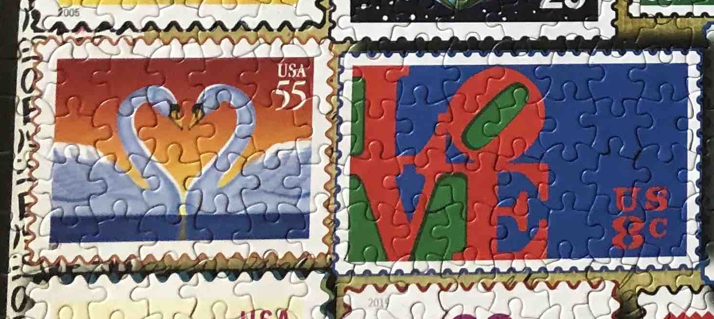 Puzzle Review: The Love Stamp Puzzle from White Mountain Puzzles ...